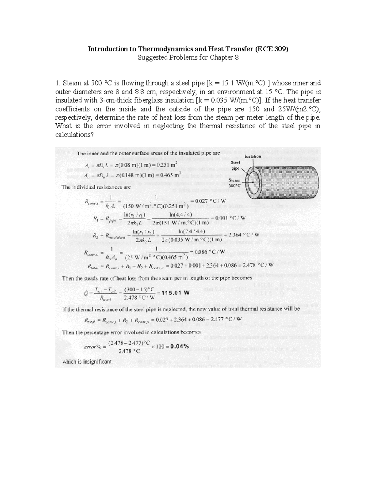 Chp8 assign soln - Lecture notes 8-9 - Introduction to Thermodynamics ...