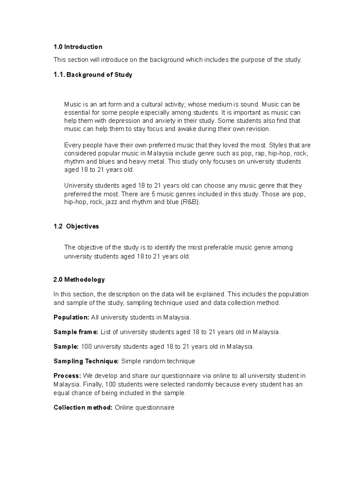 STA Assignment intro methodology description data - 1 Introduction This ...