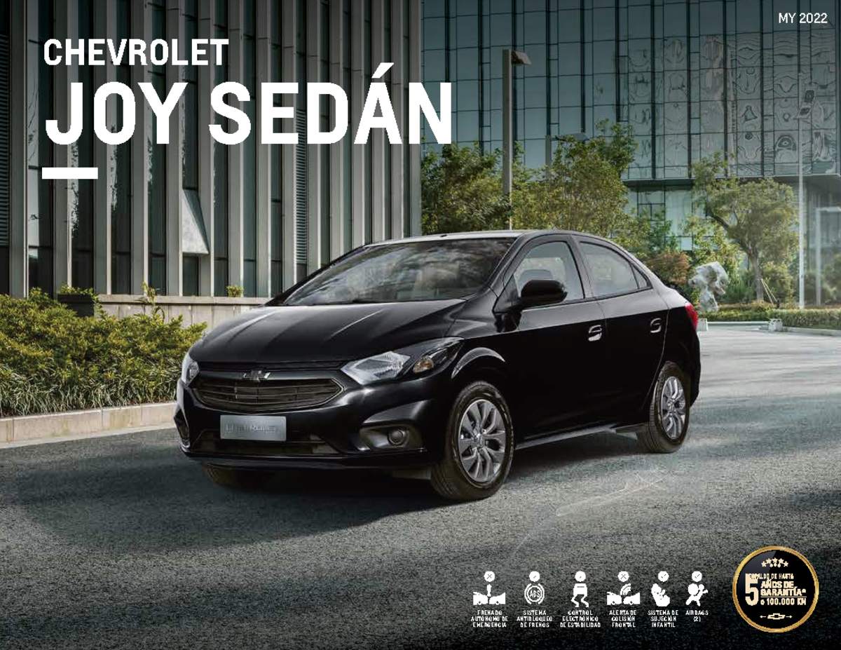 Ficha tecnica joy sedan - CHEVROLET JOY SEDÁN MY 2022 ...