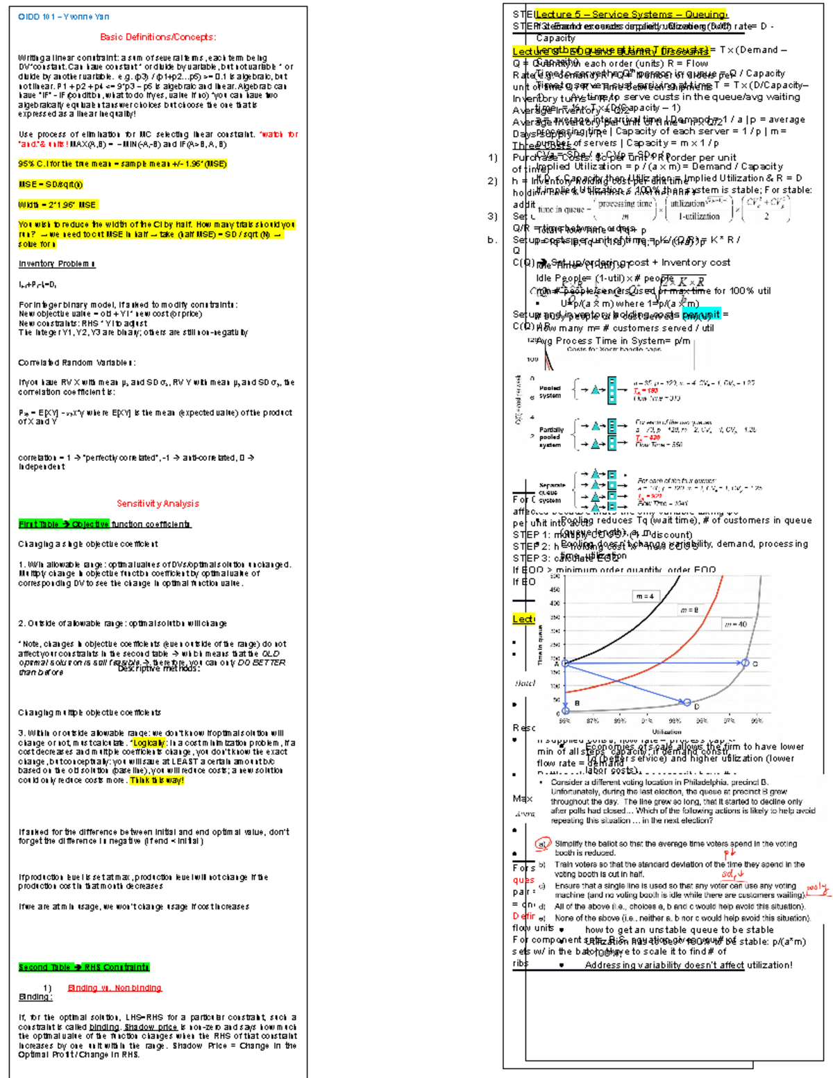 Final OIDD - OIDD 101 – Yvonne Yan Basic Definitions/Concepts: Writing ...