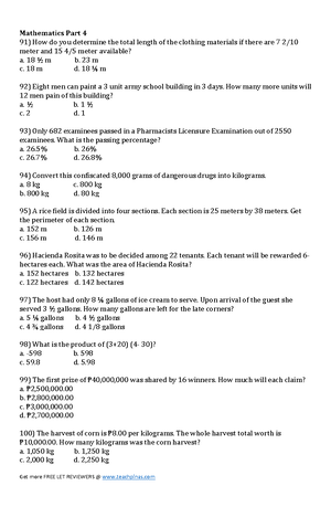 Part 2 Mathematics www - Mathematics Part 2 Which of the following is a ...