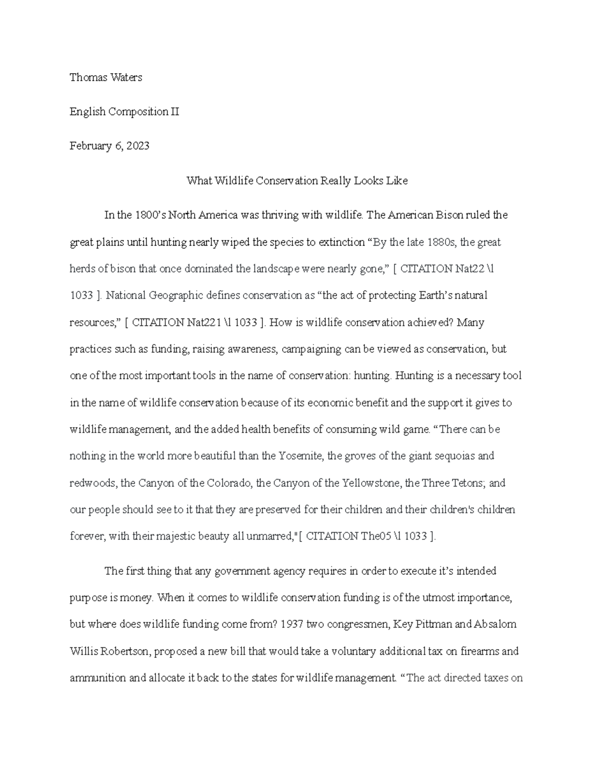 English Comp 2 3 - helpful - Thomas Waters English Composition II ...