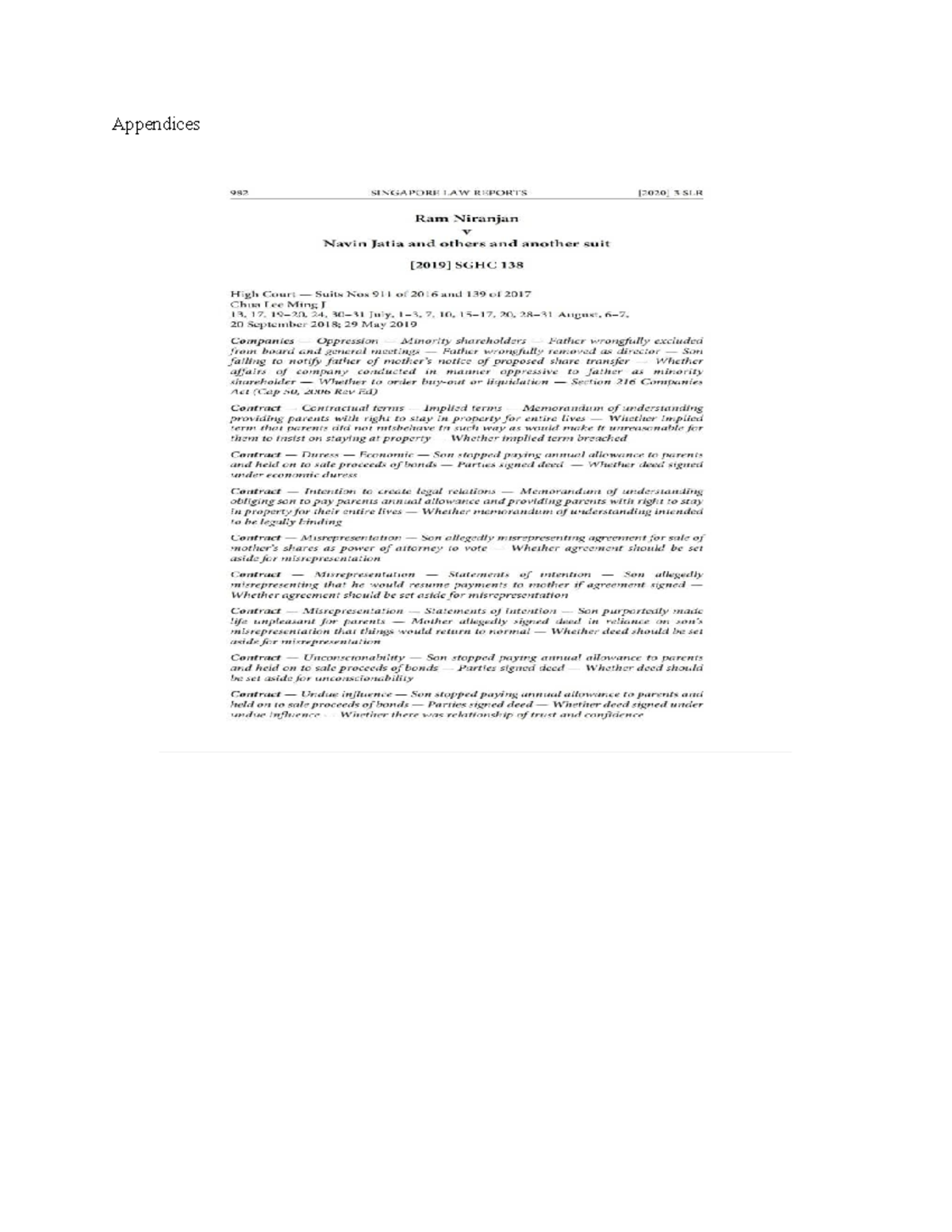 Appendices on law Universiti Utara Malaysia assignment - Administrative ...