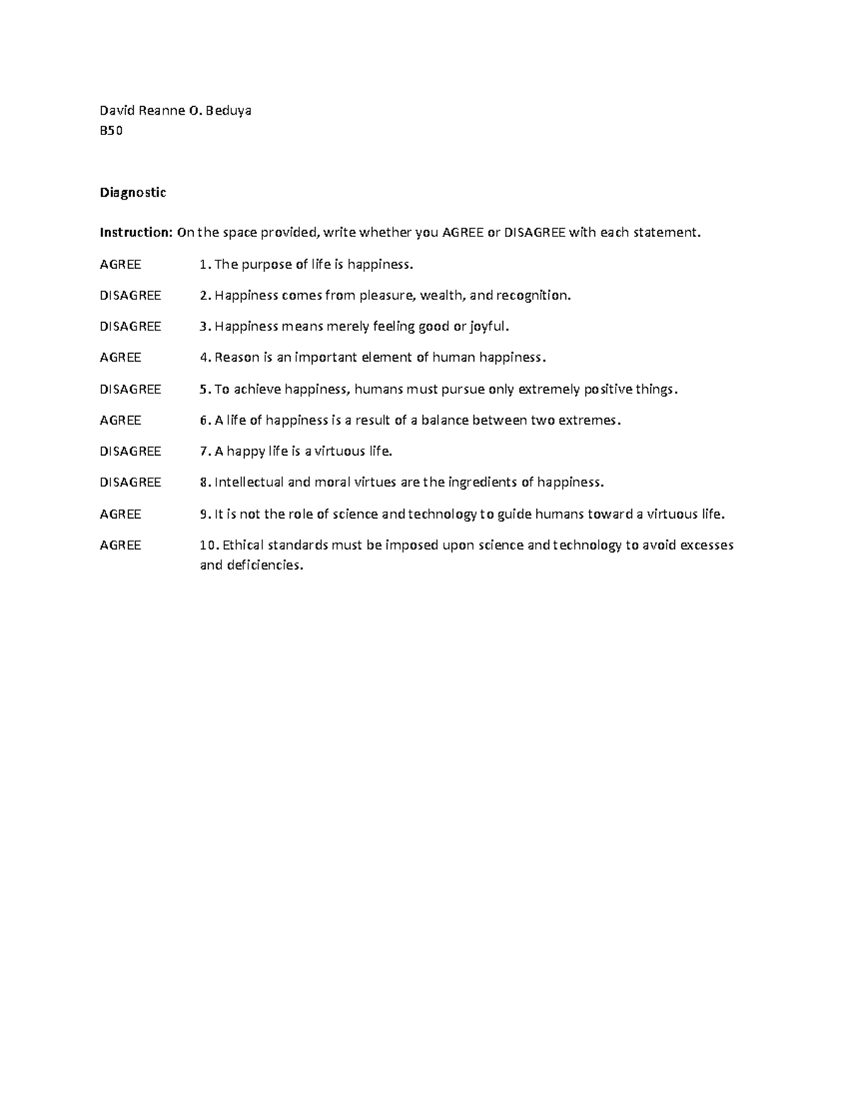 Module 2 Lesson 3 TASK Compilation 2 TC2 - David Reanne O. Beduya B Diagnostic Instruction: On ...