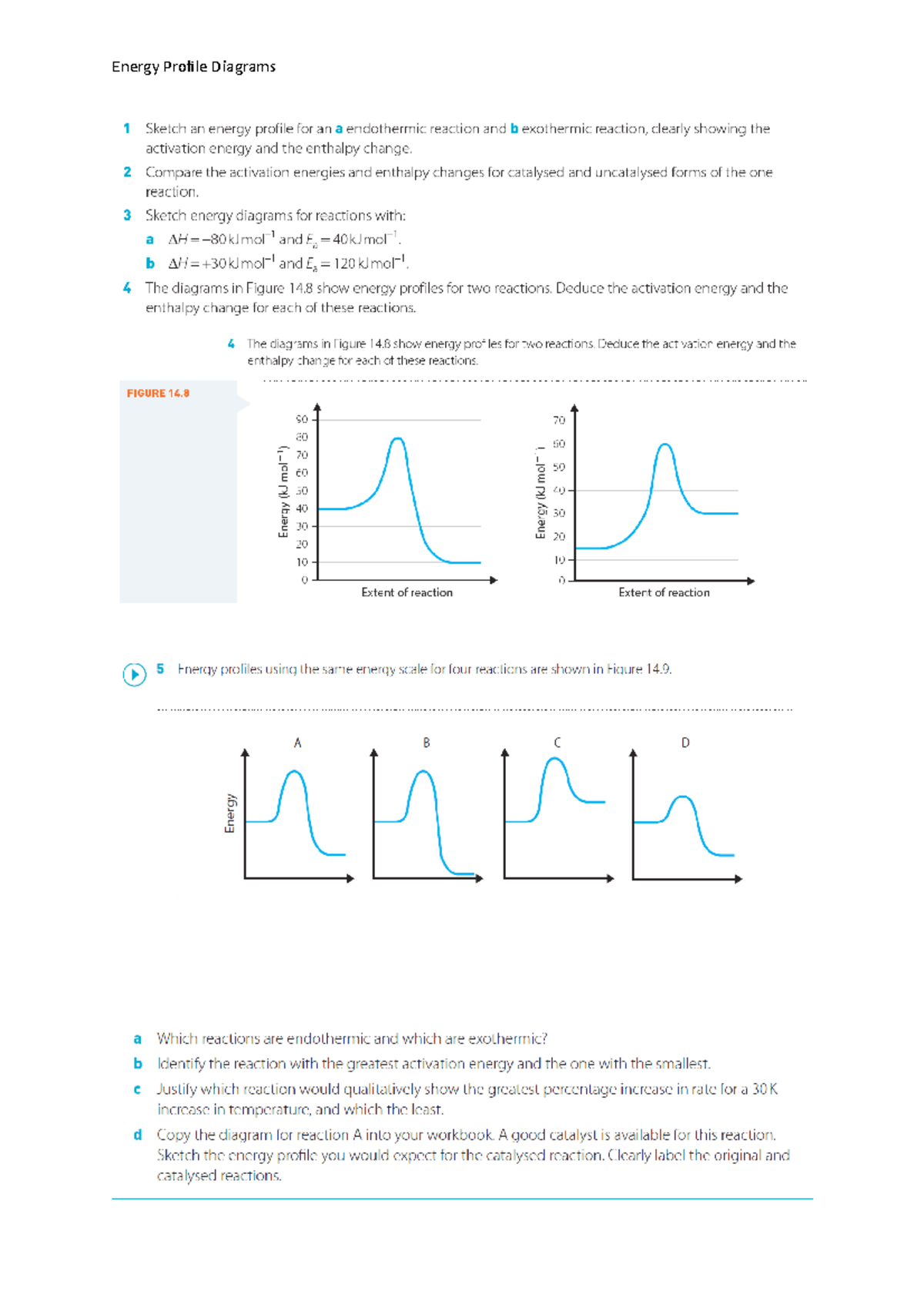 Energy profile diagrams - Energy Profile Diagrams - Studocu