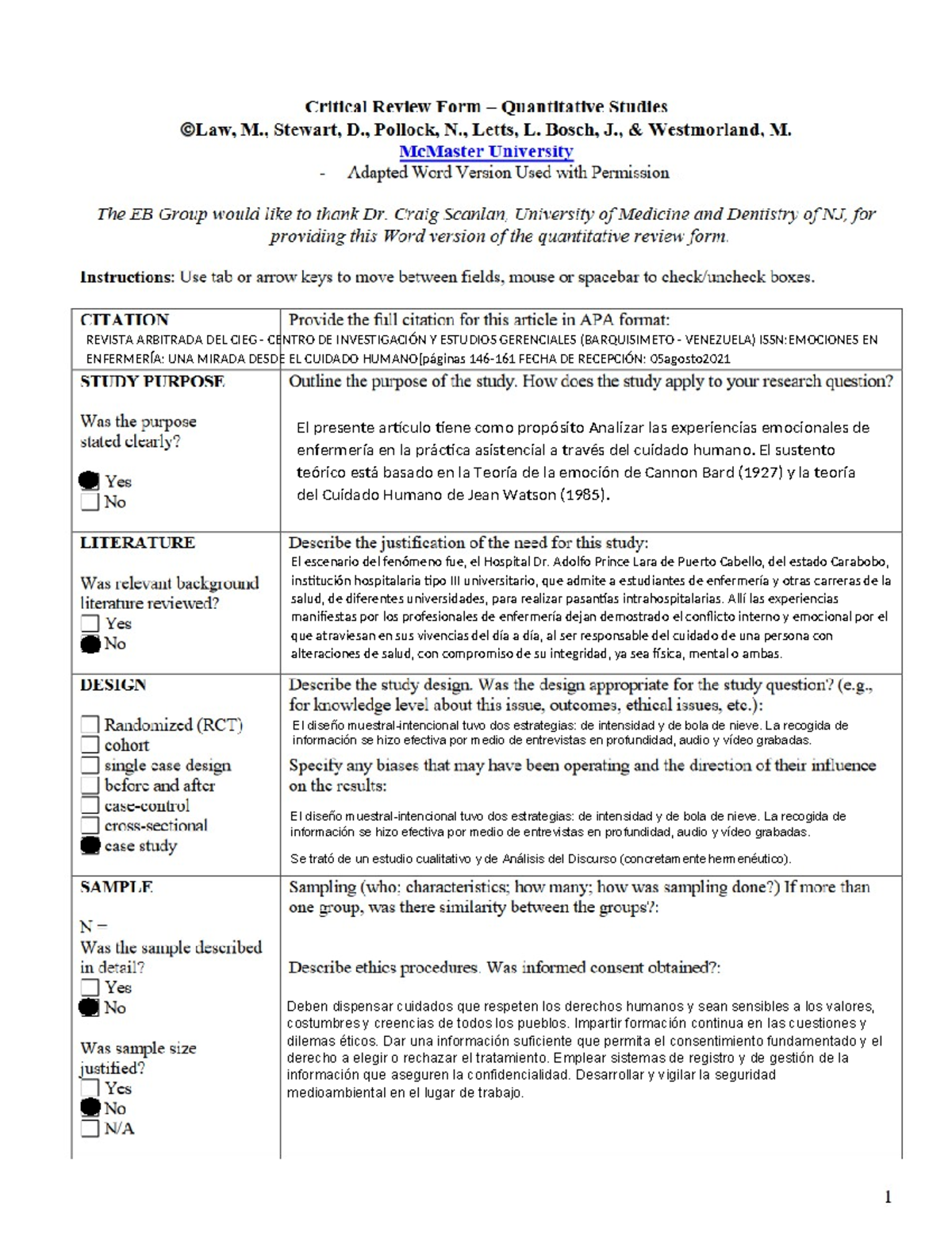 Articulo Kat - Randomized (RCT) cohort single case design before and ...