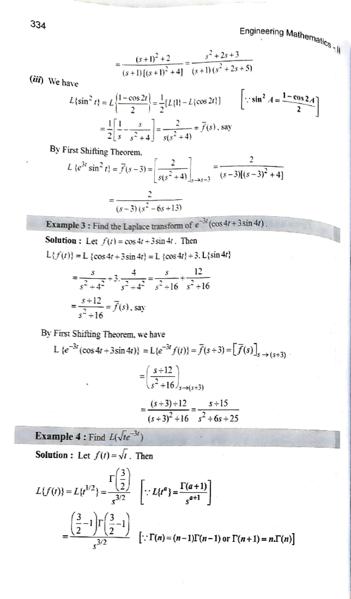 Laplace transform part 2 - Computer Science Engineering - Studocu