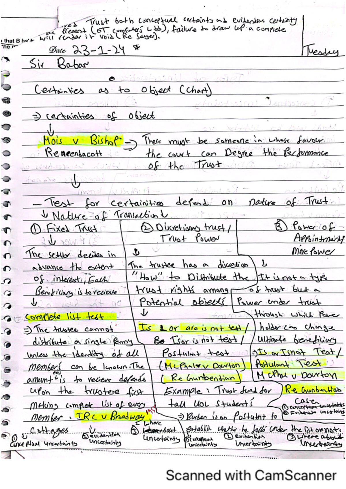 Certenaties of OBJ & SUB Notes - English Literature - Studocu