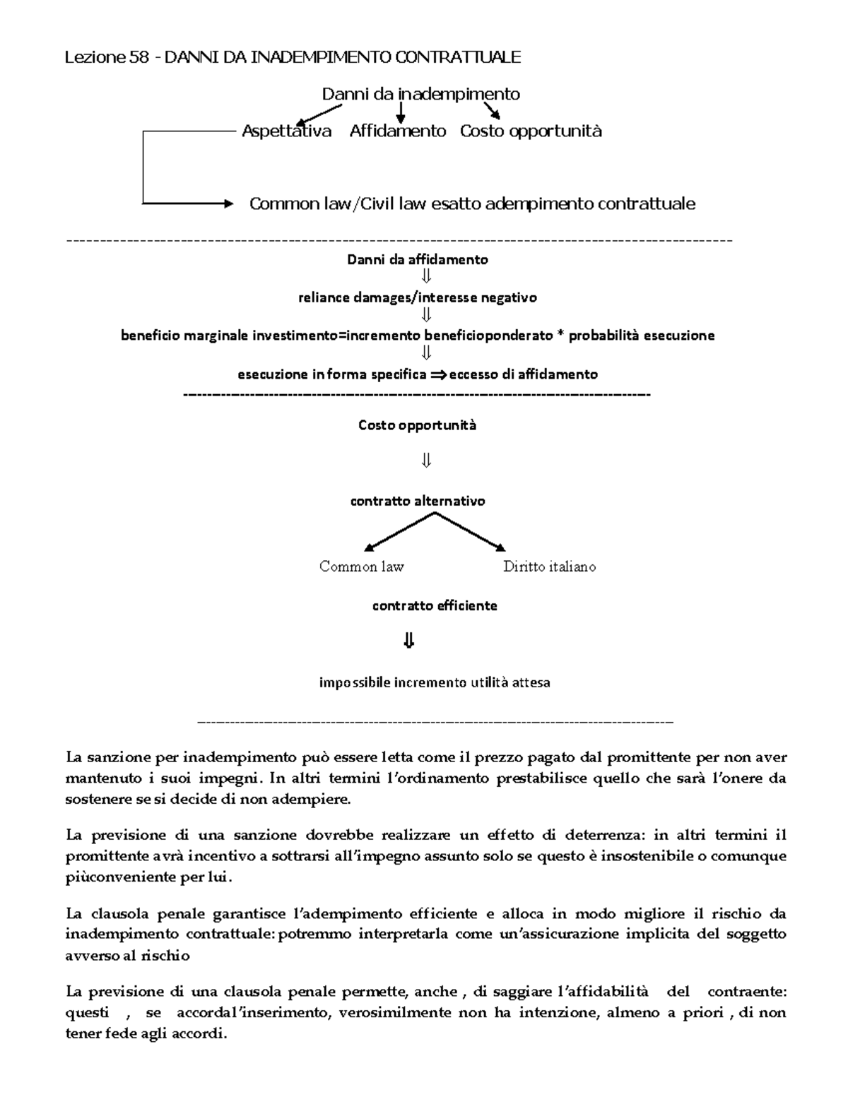 Lezione 58 - Danni DA Inadempimento Contrattuale PAR. 5 - Lezione 58 ...