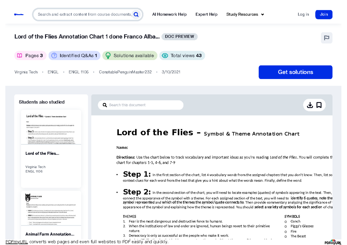 Www coursehero com file 83790914 Lord-of-the-Flies-Annotation-Chart-1 ...