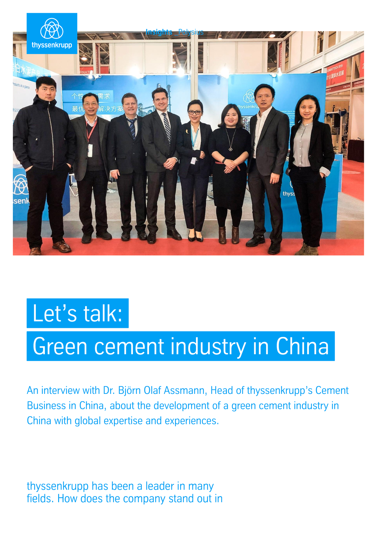 Let's talk Green cement industry in China - ) page ( | Let’s talk: Green cement industry in ...