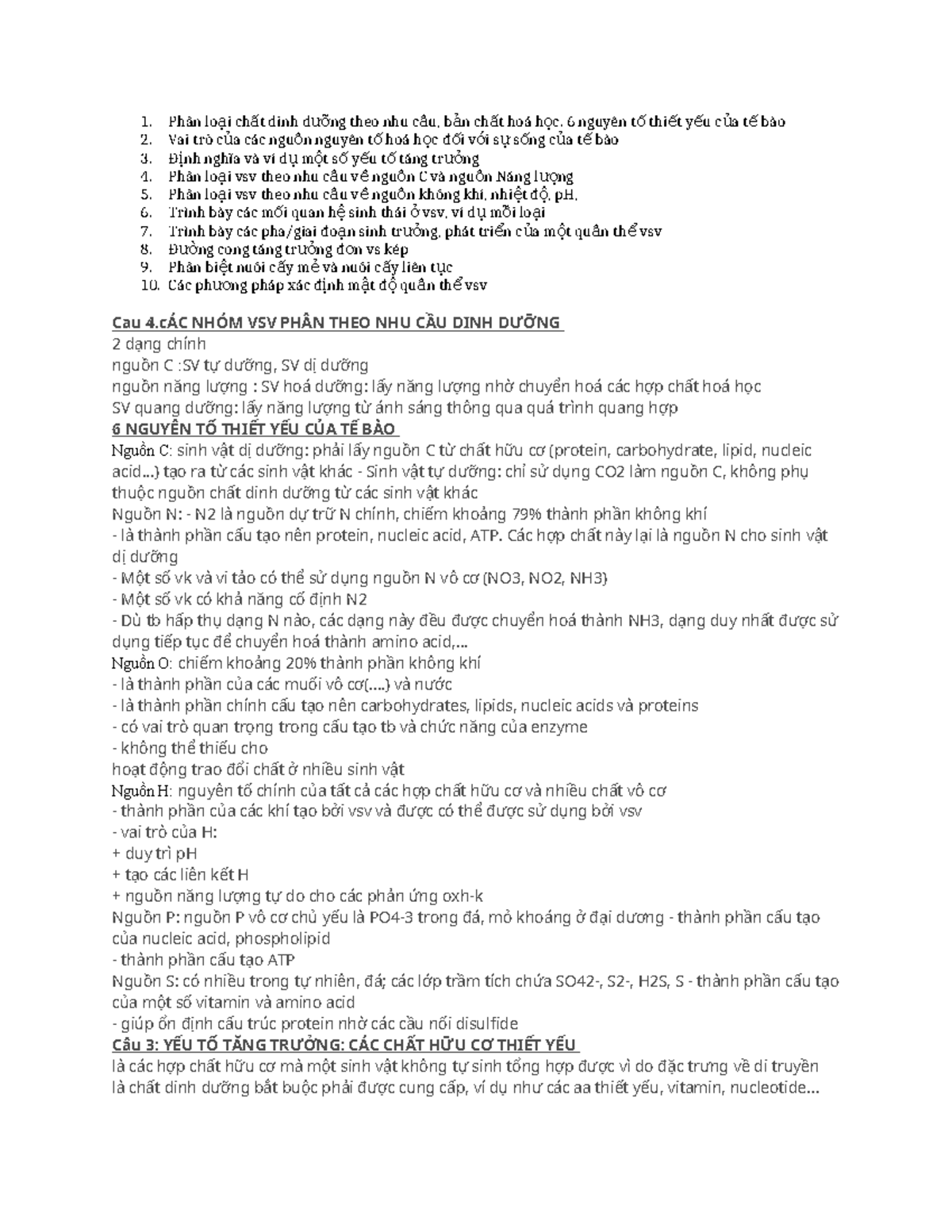 2b - anh văn 1 - Phân lo i chạ ấ t dinh dưỡ ng theo nhu cầ ả u, b n chấ ọ t hoá h c. 6 - Studocu