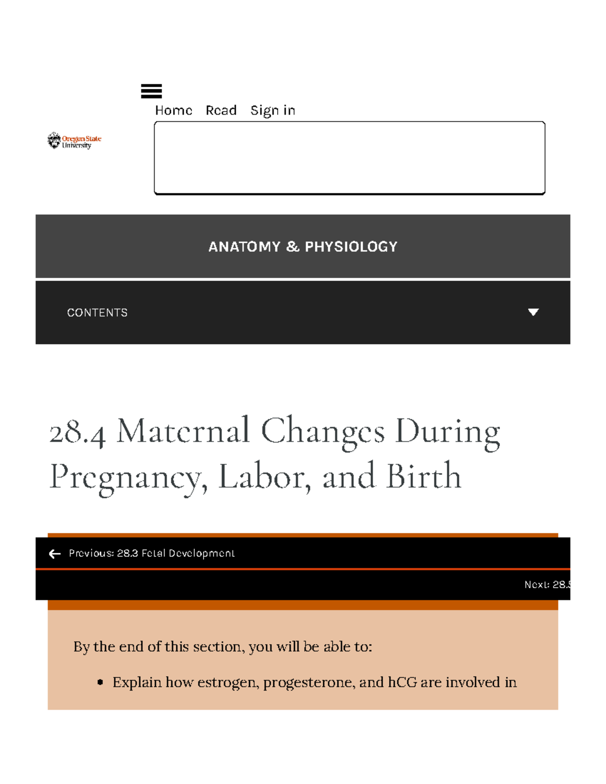 28.4 Maternal Changes During Pregnancy, Labor, and Birth – Anatomy ...