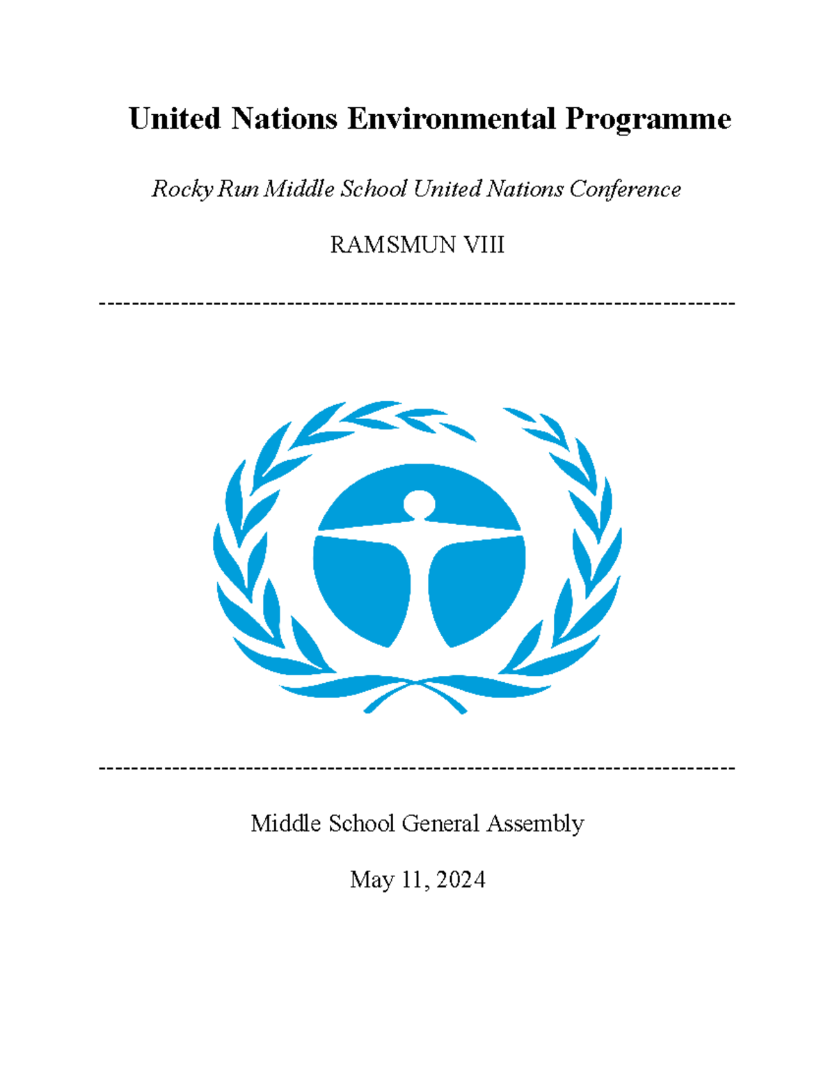 United Nations Envoirnmental Programme UNEP Background Guide - United ...