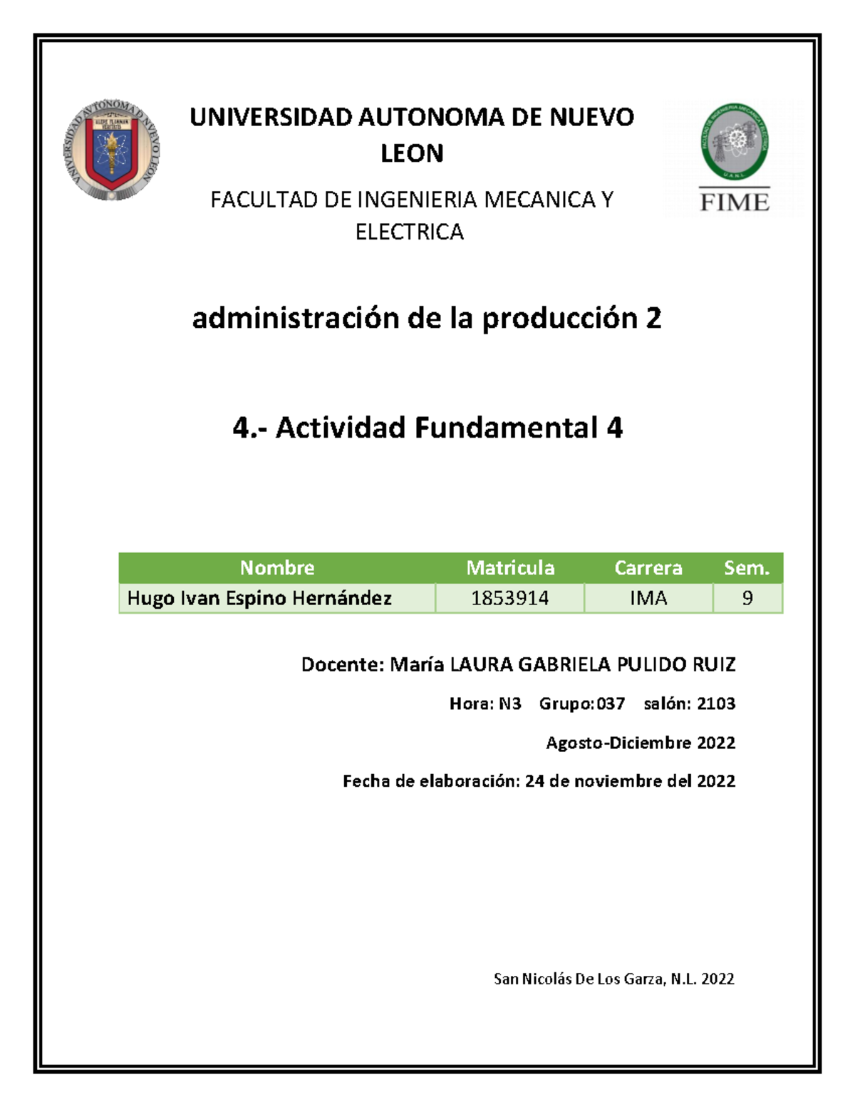 Espino Hernandez 1853914 Act Fund 4 - UNIVERSIDAD AUTONOMA DE NUEVO ...