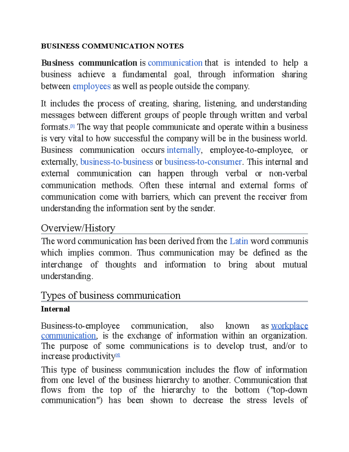Business Communication Notes Nimrod Mwangi - BUSINESS COMMUNICATION ...