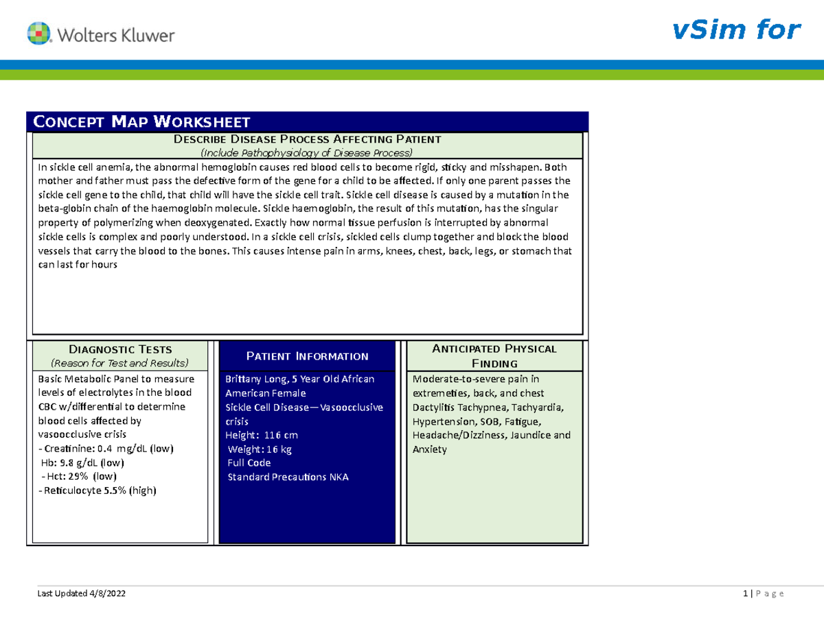Long CRP - virtual simulation something long clincal replacement packet ...