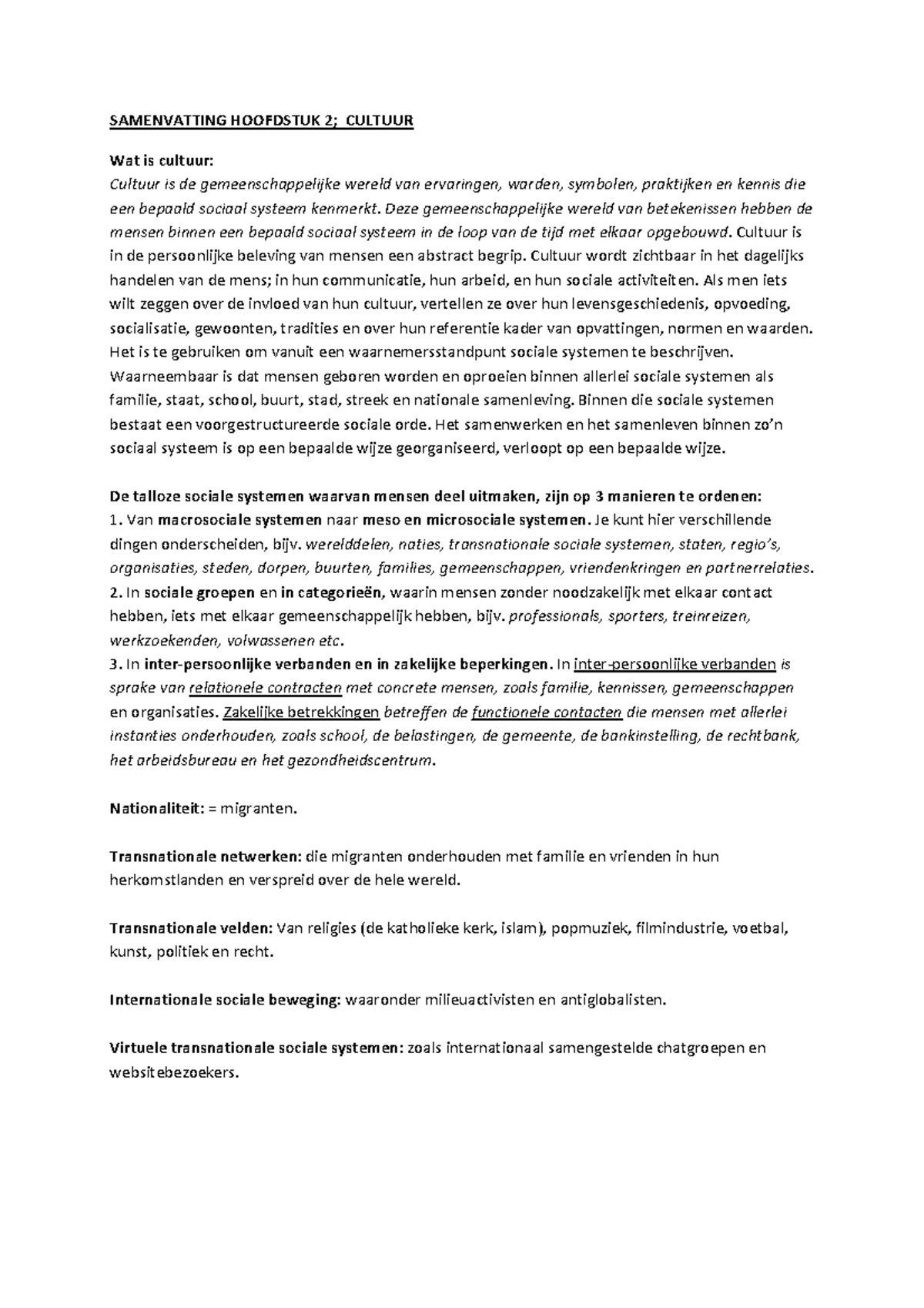 Samenvatting Interculturele gespreksvoering theorie en praktijk van het ...