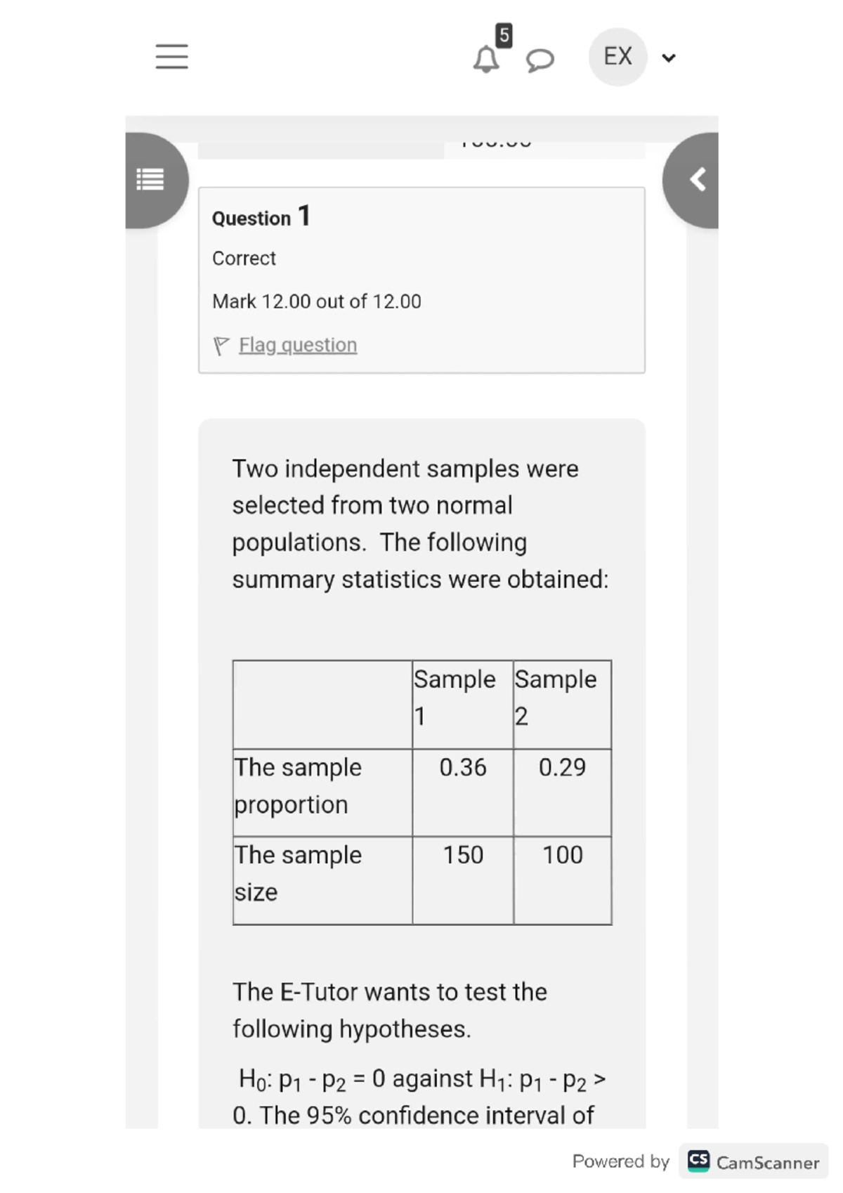 STATICAL INFERENCE 1 - STA1502 - ASSIGNMENT 2 QUESTIONS AND ANSWERS - 5 ...