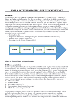 Documenting the Digital Evidence - You also explored essential ...