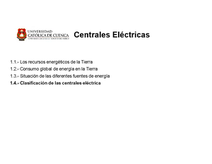 Centrales Electricas - - Studocu
