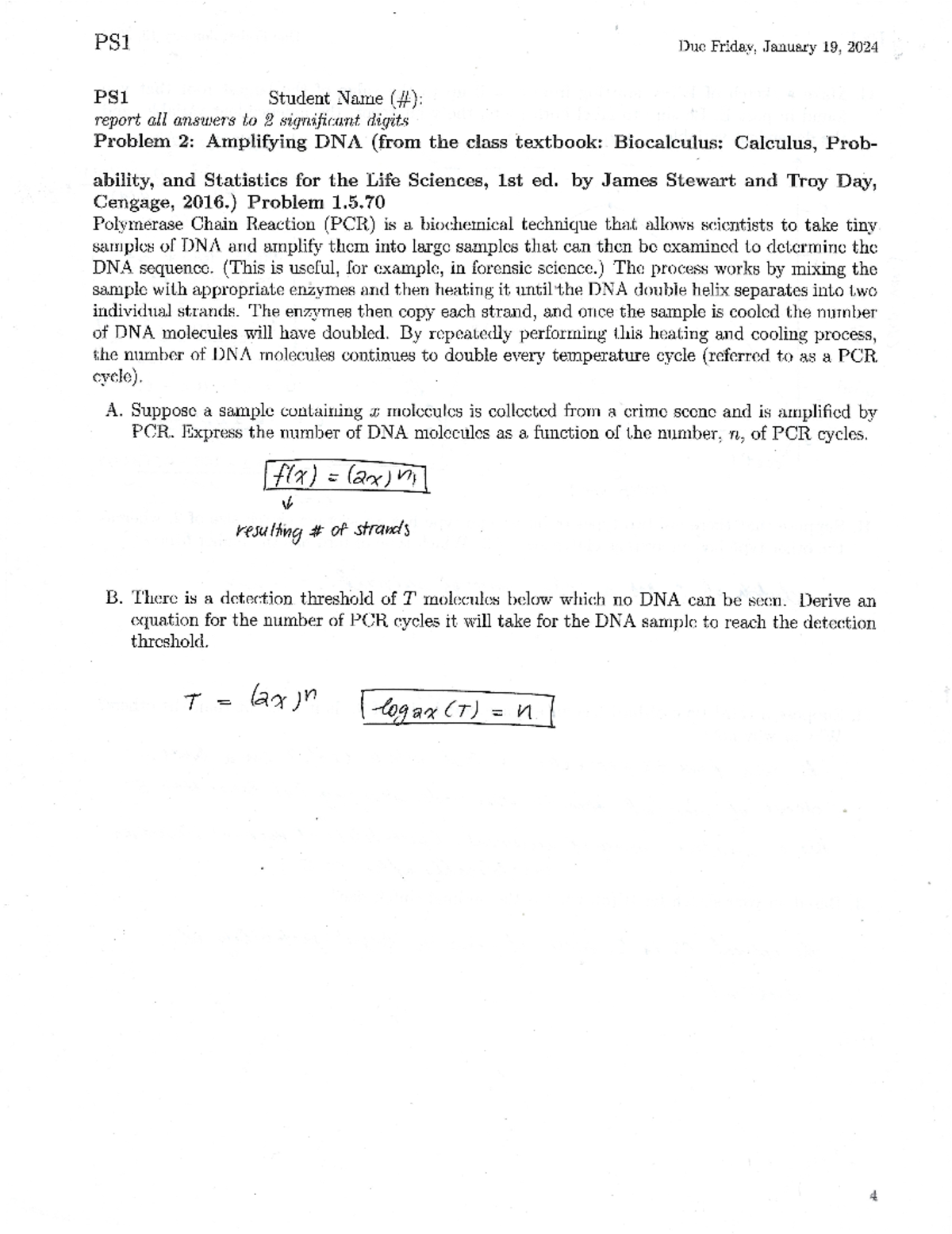 Ps1 q2 - MATH 154 - Studocu