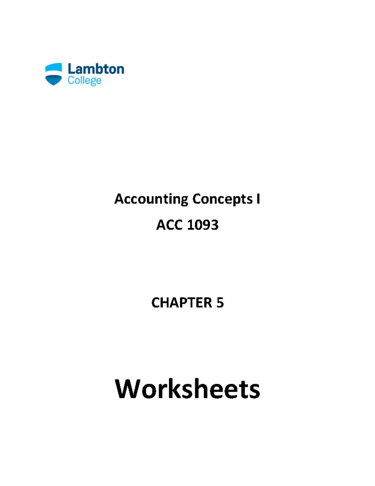 Chapter 5 Exercises - Accounting for sale of goods - Accounting ...