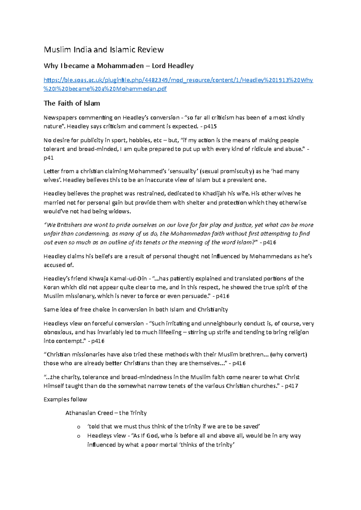 Why I became a Mohammedan - Muslim India and Islamic Review Why I ...