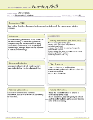 Comprehensive ati template - NURSING 503A - LASC - Studocu