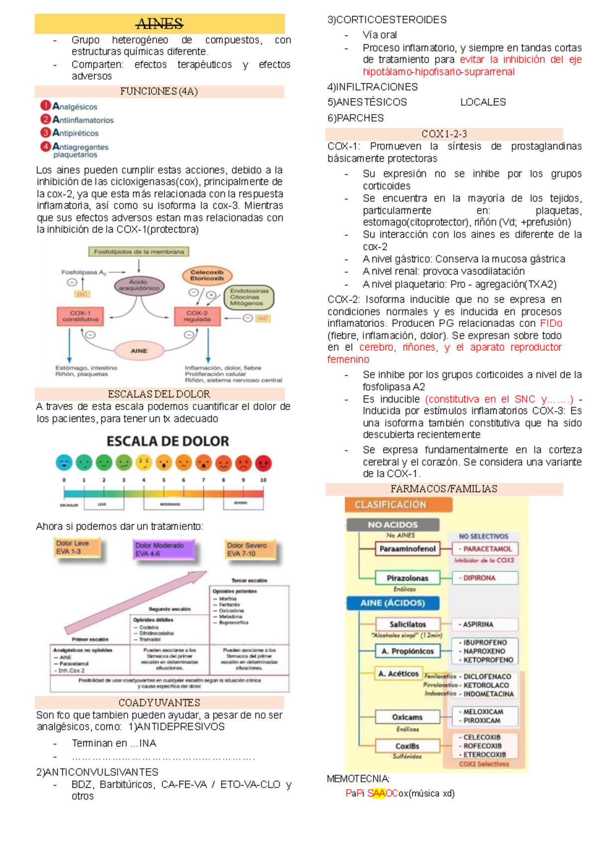 Aines - AINES Grupo heterogéneo de compuestos, con estructuras químicas ...