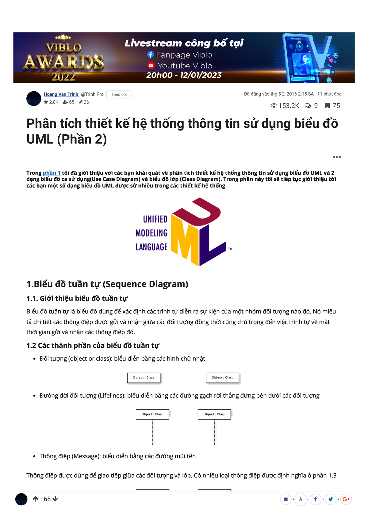 Phân tích thiết kế hệ thống thông tin sử dụng biểu đồ UML (Phần 2 ...