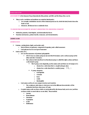 Biochem 2018 Exam 1 Practice Problems - 020 Practice problems _Exam 1 ...