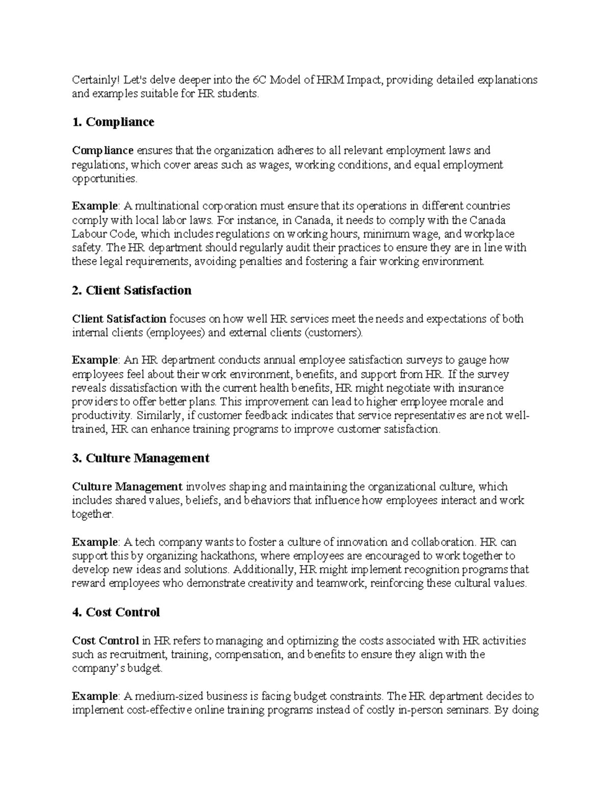 6c models - yes - Certainly! Let's delve deeper into the 6C Model of ...