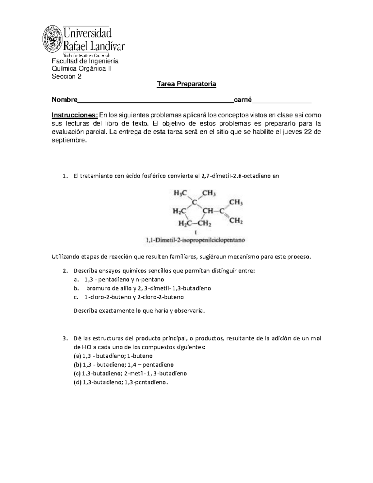 Tarea Primer Parcial - Substituya los valores medidos y calculados ...