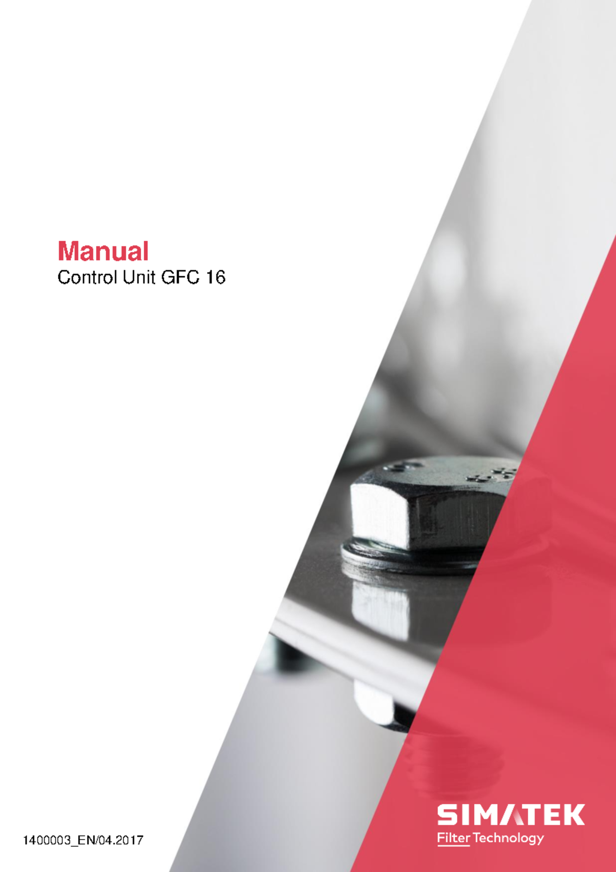 Manual Simatek Jetpull - Manual Control Unit GFC 16 1400003 _EN/04. GFC ...