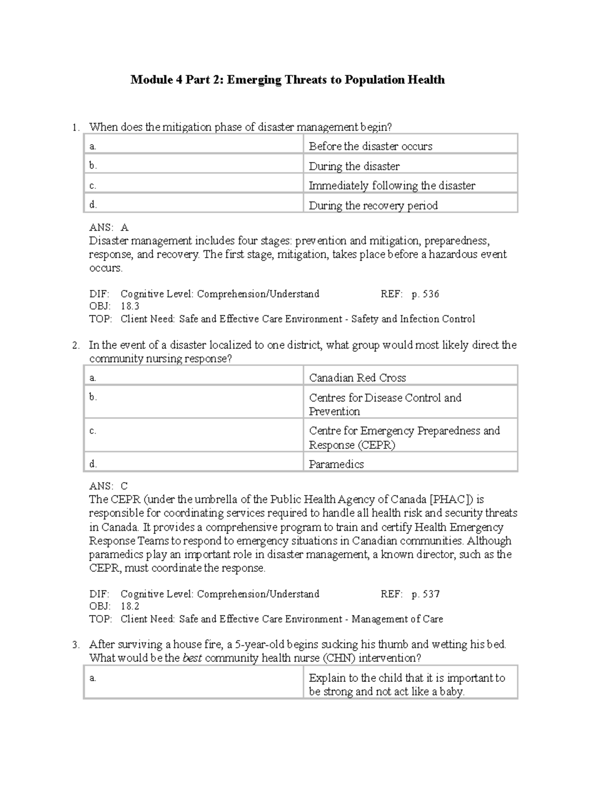 Module 4 Part 2: Emerging Threats to Population Health - Module 4 Part 2: Emerging Threats to ...