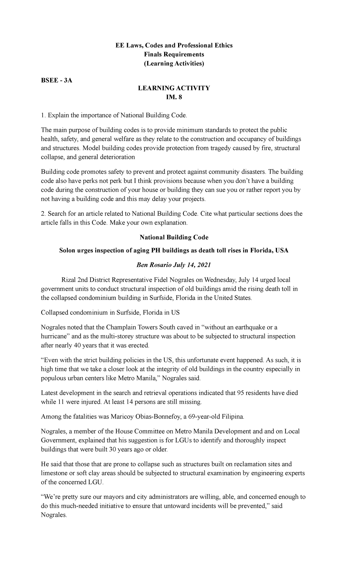 EE-Laws-2 - Activities - EE Laws, Codes and Professional Ethics Finals ...