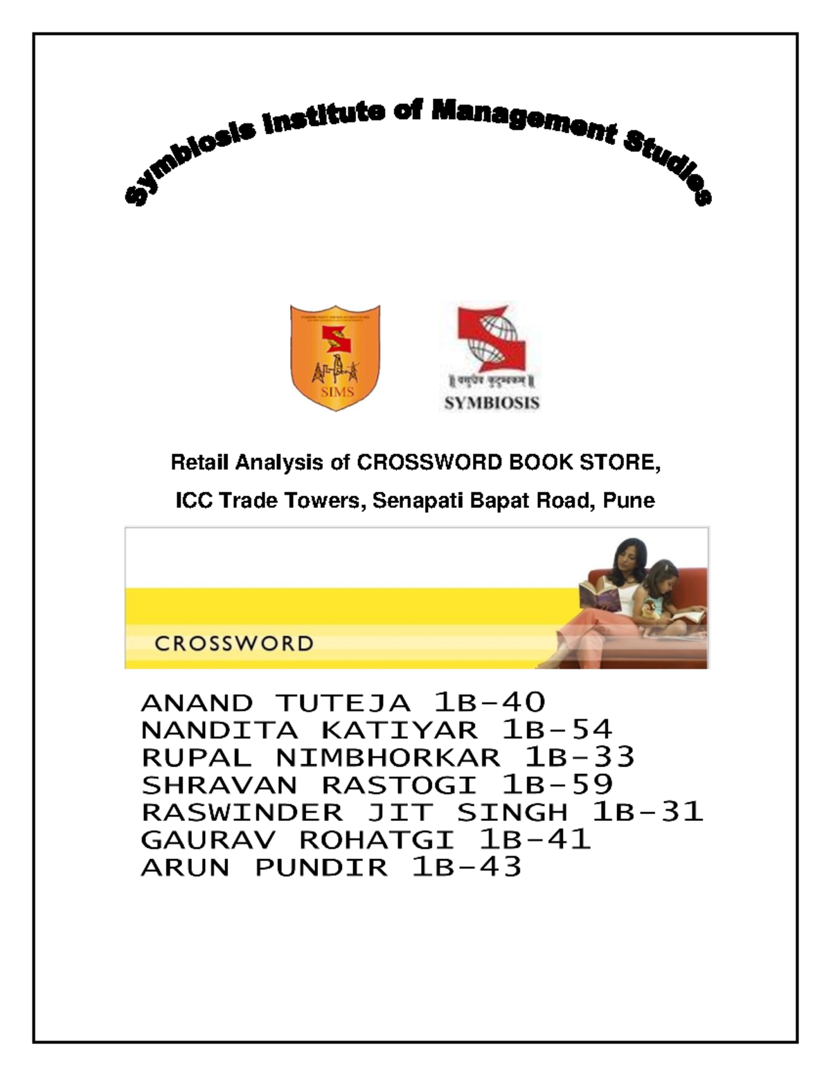 27316634 Retail Analysis of Crossword Book Store - Retail Analysis of ...