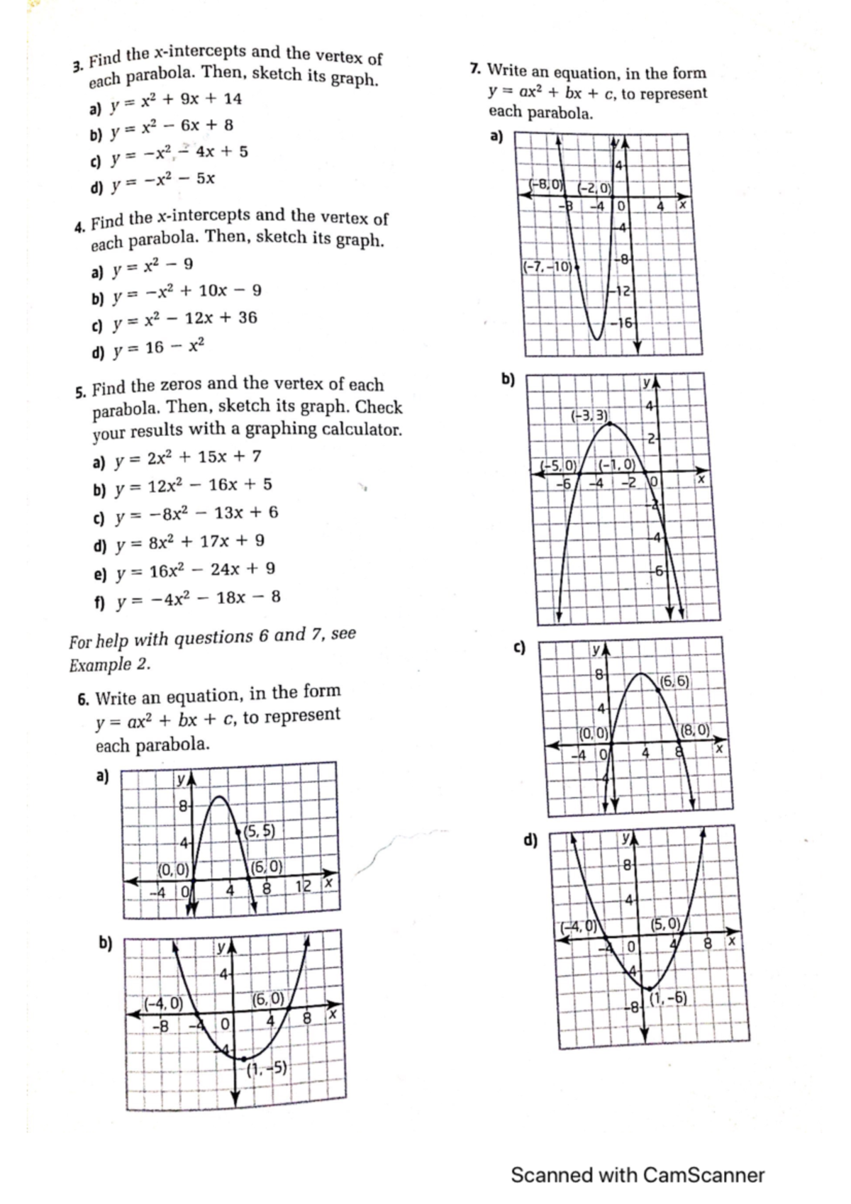 Parabola Math tutor- Maniya 1 - Studocu