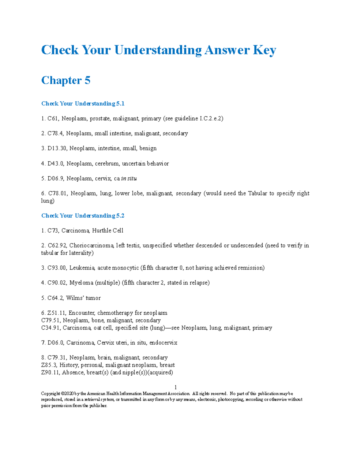 Ch05.CYU - Answer Key - Check Your Understanding Answer Key Chapter 5 ...