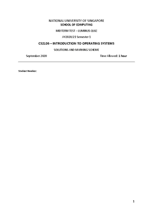 Introduction to Linux - CS2106: Operating Systems AY2 3 / 24 Semester 2 Introduction to Linux ...