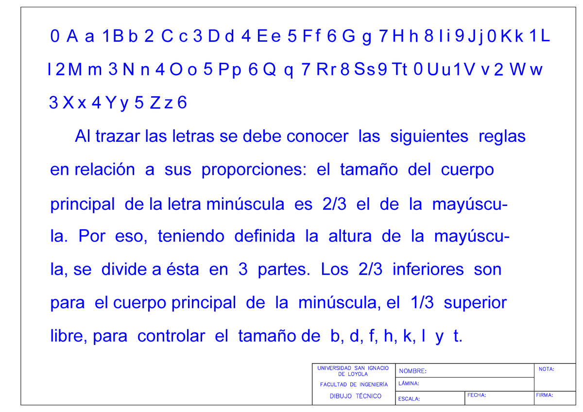 1era Prelámina-Letras - 0 A a 1B b 2 C c 3 D d 4 E e 5 F f 6 G g 7 H h ...