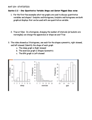 Chapter 2.1 Flipped Classroom Note Template fall 23 - Section 2: The ...