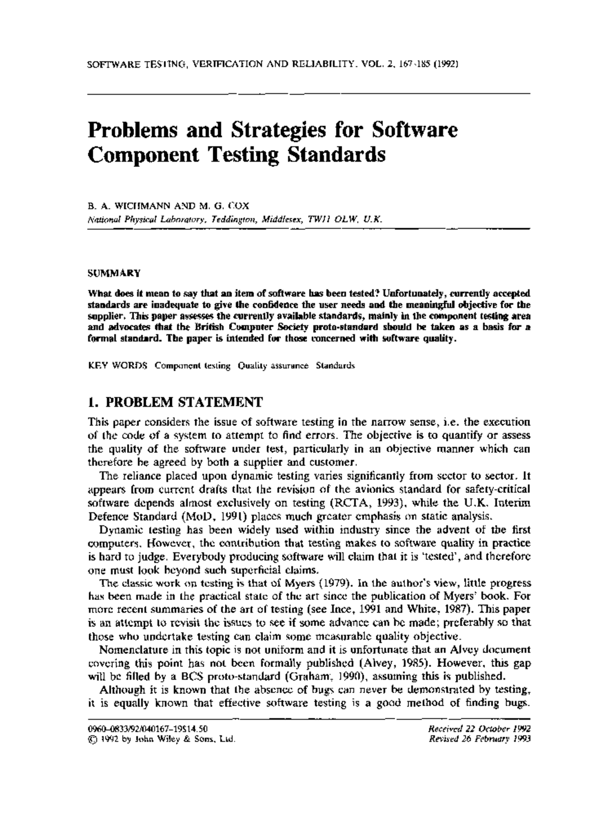 Wichmann et al-1992-Problems and strategies for software component ...