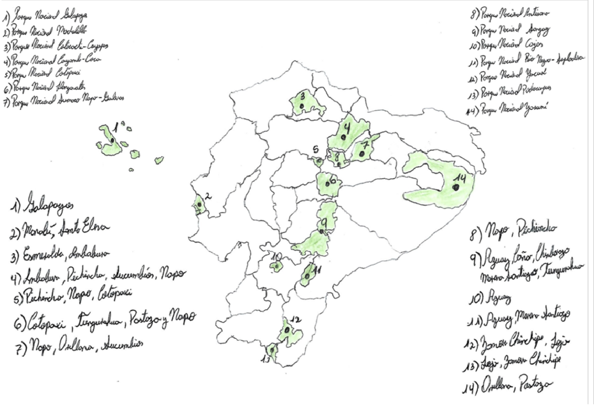 Mapas politicos del ecuador - operación turística - Studocu