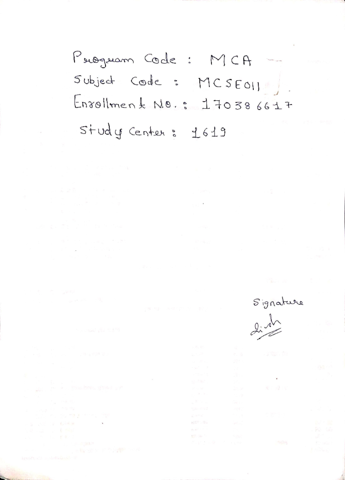 MCS011-Assignment - Assignment - Course Code : MCSE- 011 Course Title : Parallel Computing - Studocu