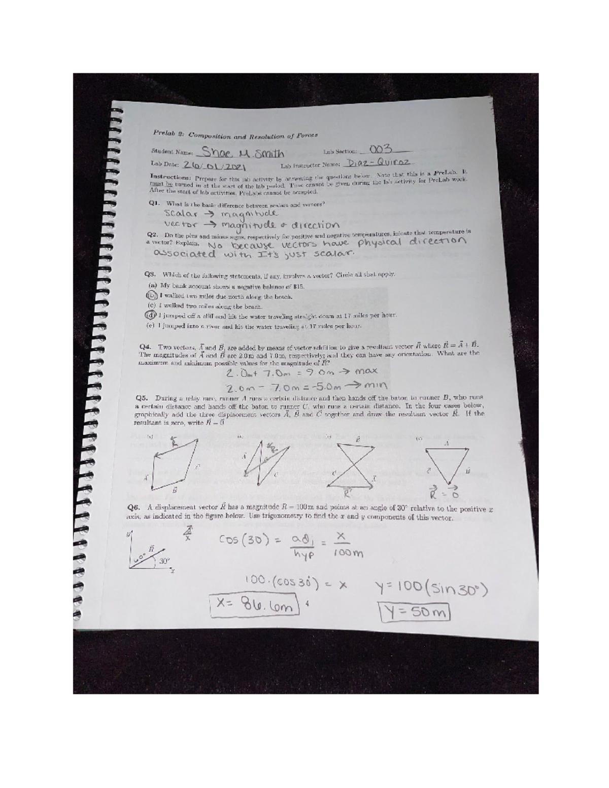 Lab 2 - PHY 108 Lab - PHY 108 - Studocu