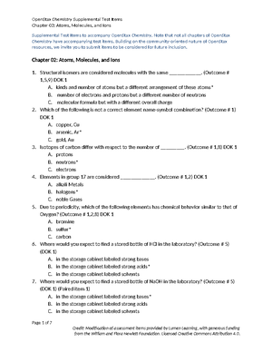 Lab Report #4 Iron-Copper (II) Sulfate - Experiment 4. Stoichiometry of ...