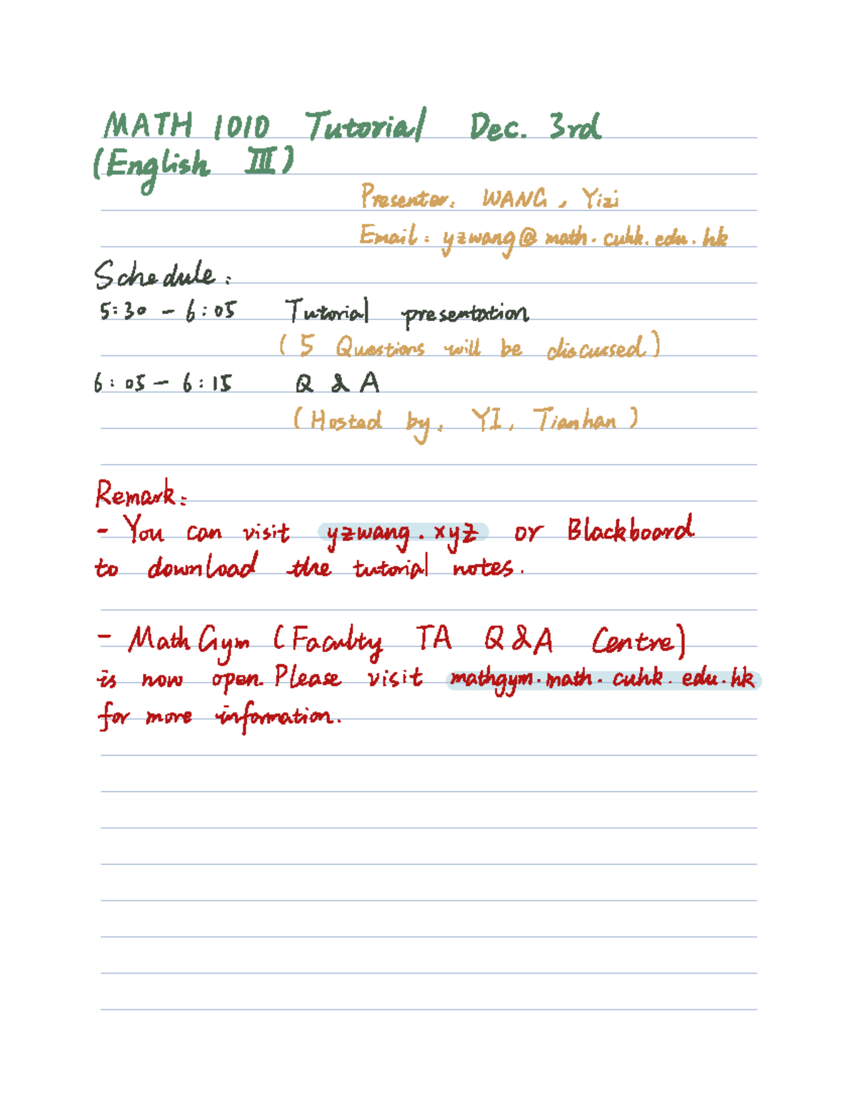 Tutorial 1203 - University Mathematics - Studocu