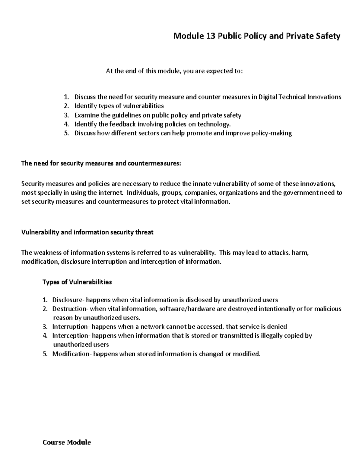 W13 Public Policy and Private Strategy - W11 Globalization and Human ...